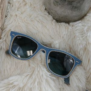 Ray-Ban | Accessories | Denim Classic Wayfarer Raybans | Poshmark